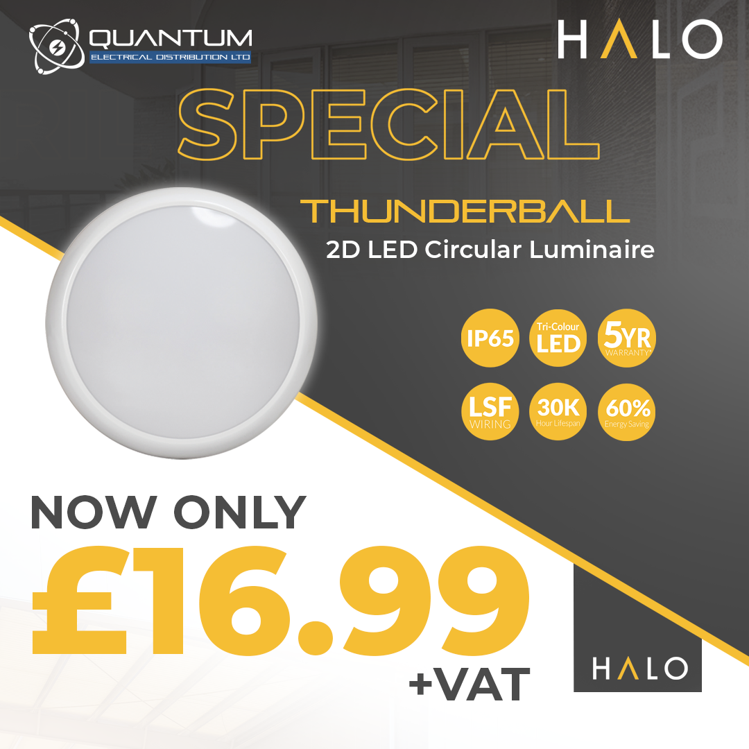 PROMOTION | The HALO Thunderball 2D LED Circular Luminaire – Quantum ...