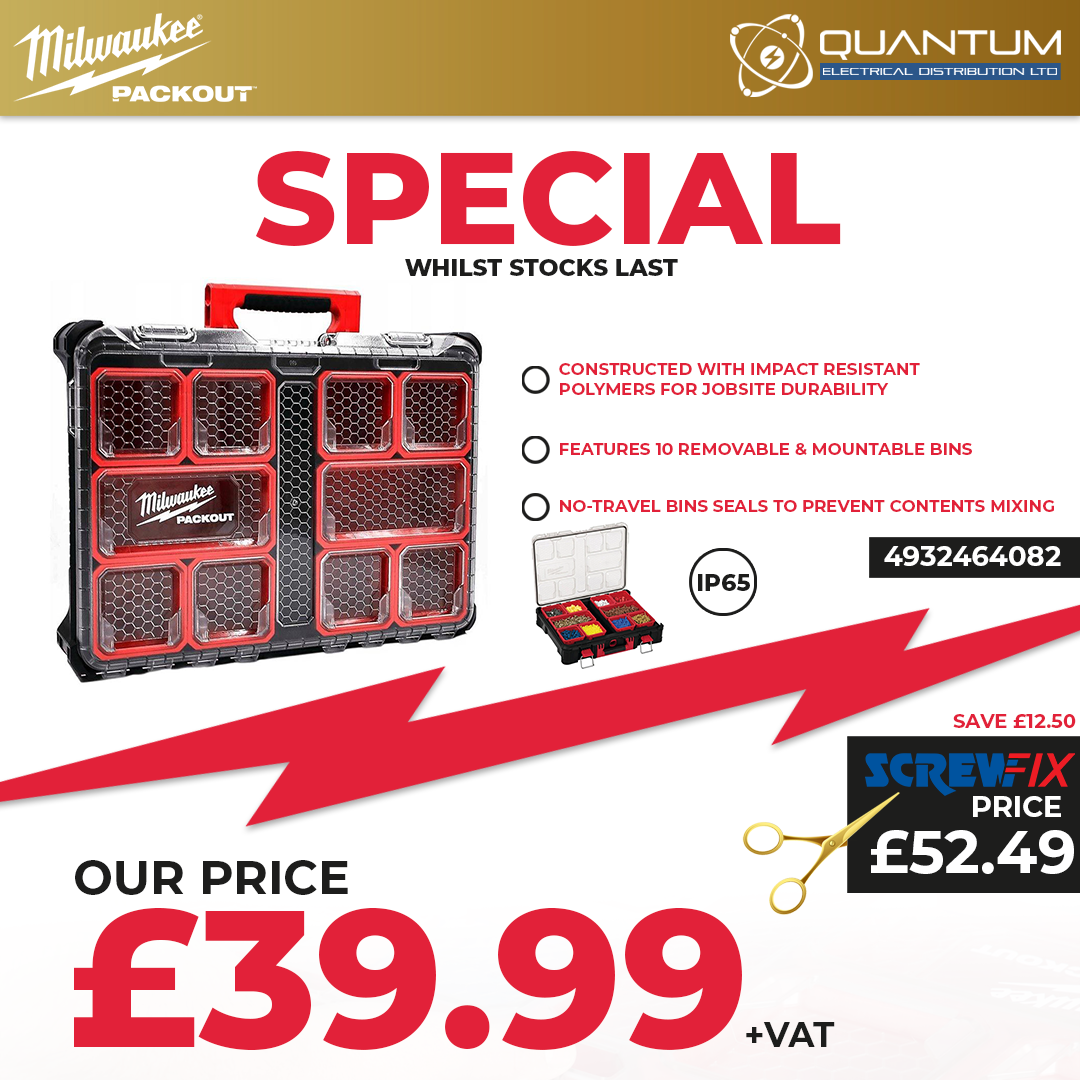 PROMOTION | The Milwaukee Packout Organiser Case – Quantum Electrical ...